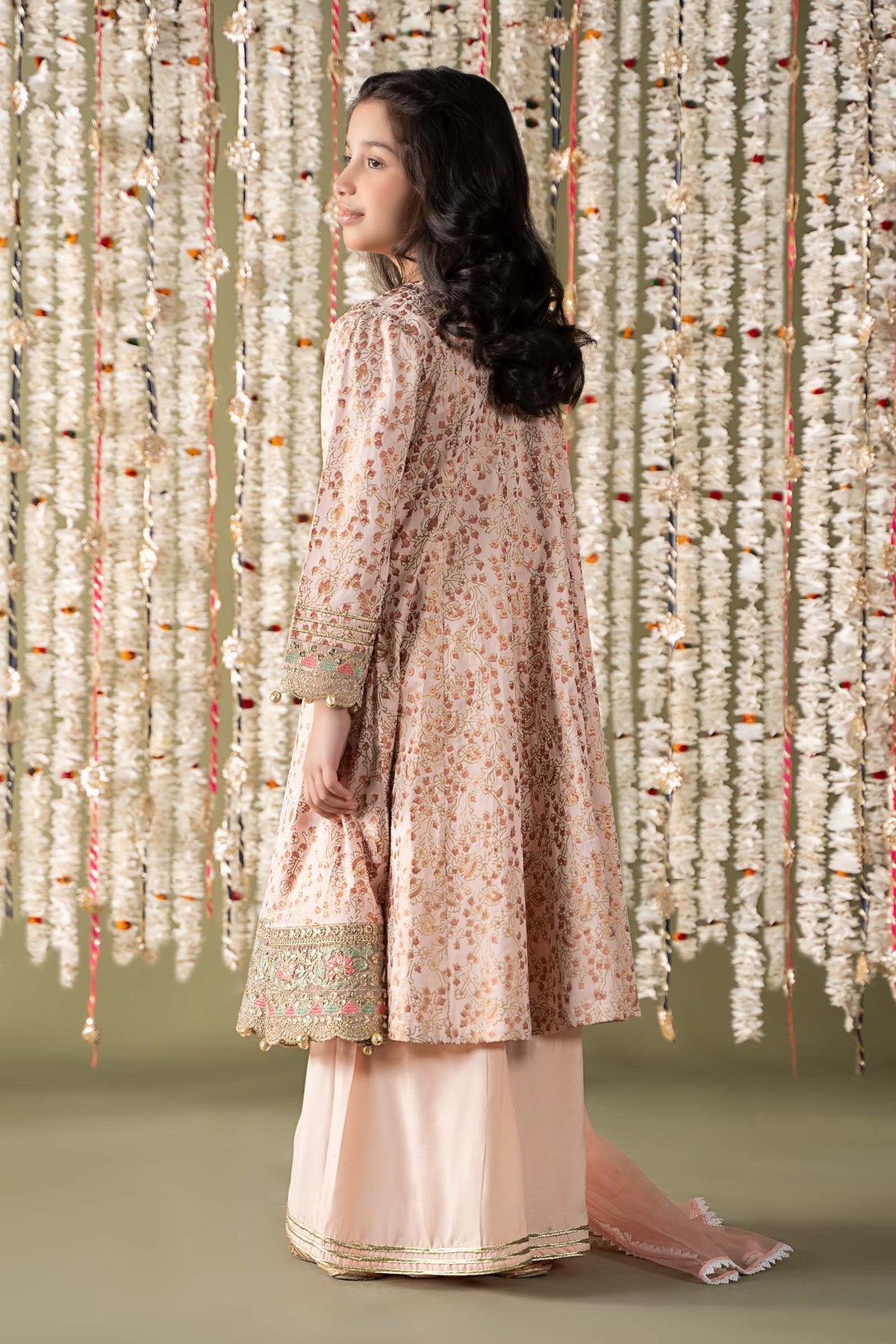 3 Piece Embroidered Cotton Satin Suit | MKS-EF25-08 – Maria.B. Designs (UK)