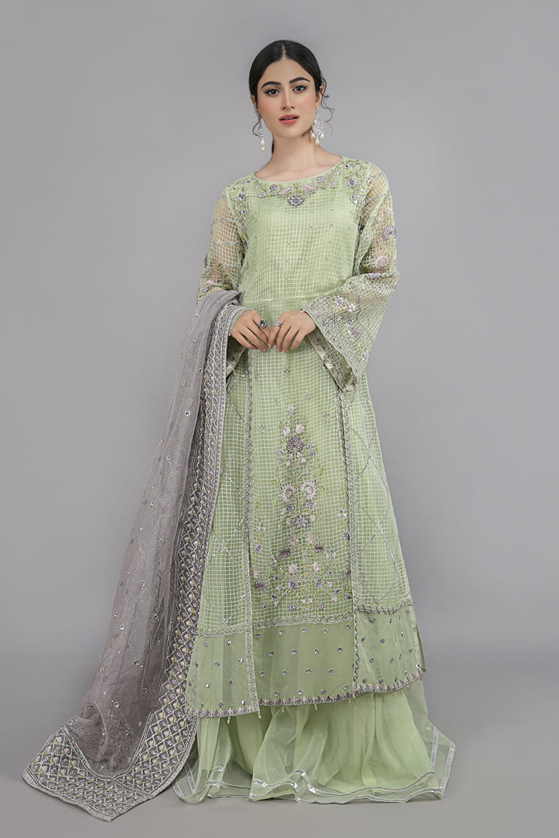 Suit Light Green SF-EA20-15 is available in Light Green Color - Maria.B ...